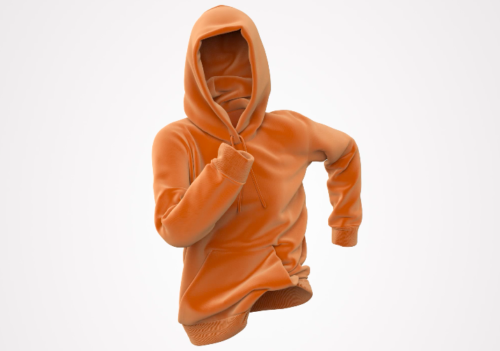 Product 3D Modeling and Animation for Hoodie Colorways